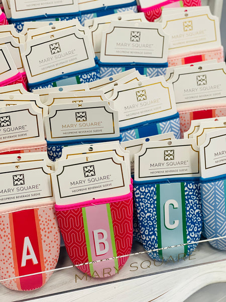 Initial Neoprene Beverage Sleeve – 501 Flaire Boutique